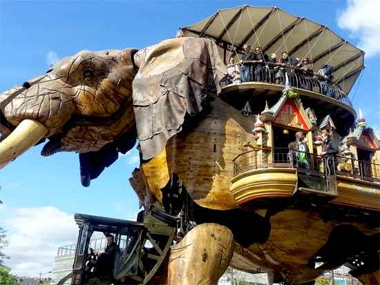 Éléphant mécanique géant Nantes – Les machines de l'Île - Les Pépites ...